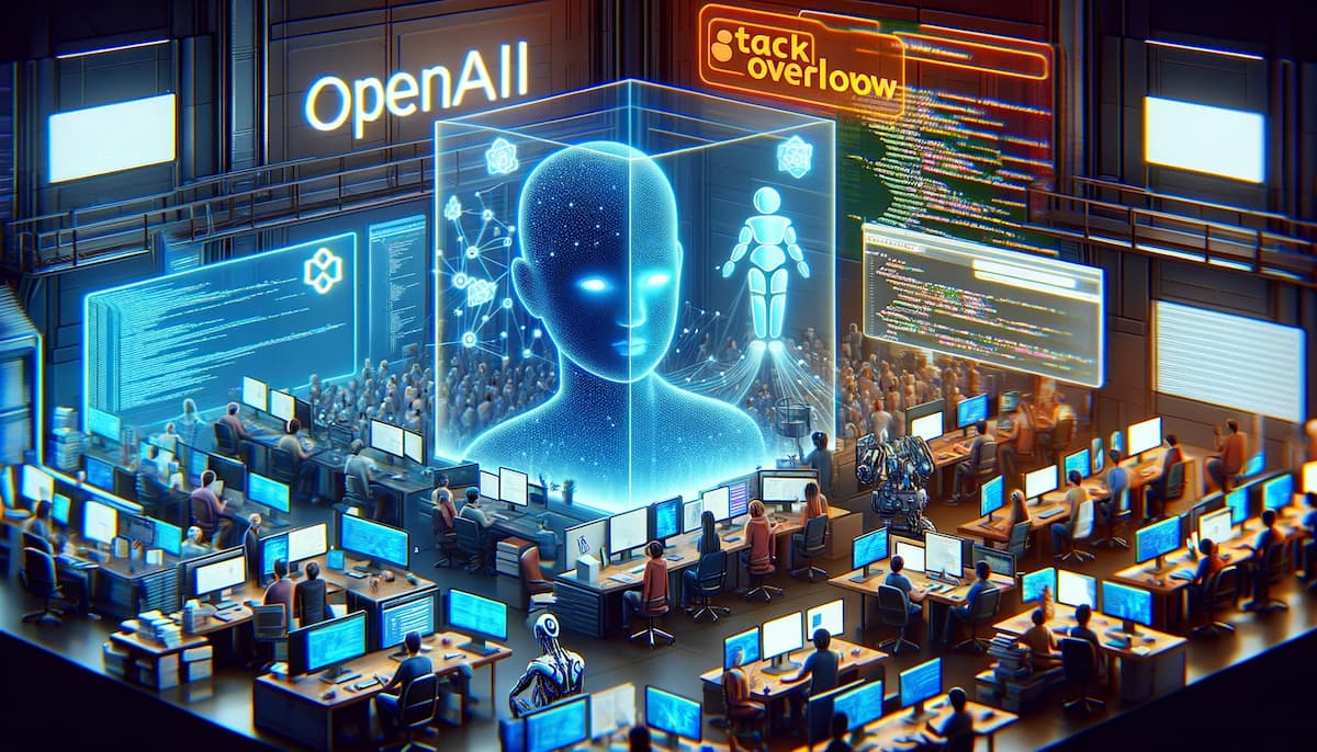 OpenAI e Stack Overflow fecham parceria - CHATGPT OpenAI e Stack Overflow fecham parceria - CHATGPT